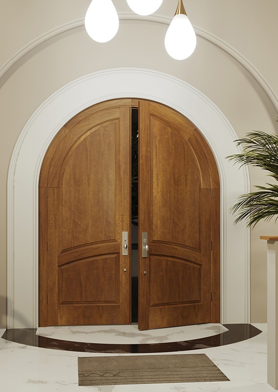 round design door