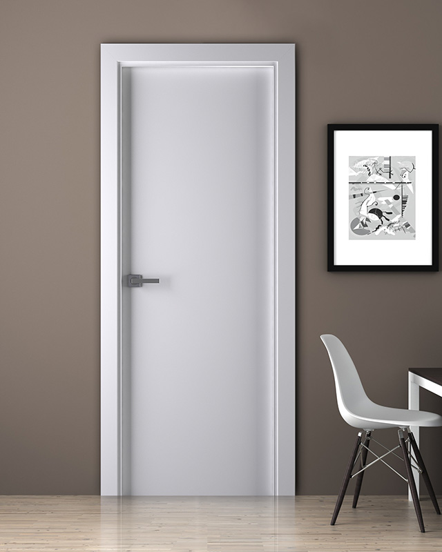 single bore interior door