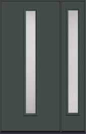 80 Granite Modern Pulse Linea Centered Smooth Fiberglass Single Door ...