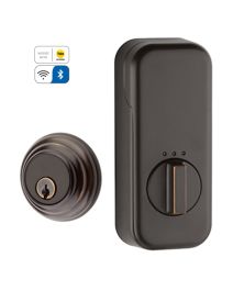 Low Profile Deadbolt with EMPowered Motorized Smart Lock Upgrade