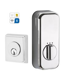 Rectangular Deadbolt with EMPowered Motorized Smart Lock Upgrade
