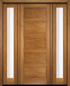 5 Panel Doors - Solid Wood & Fiberglass | US Door & More Inc
