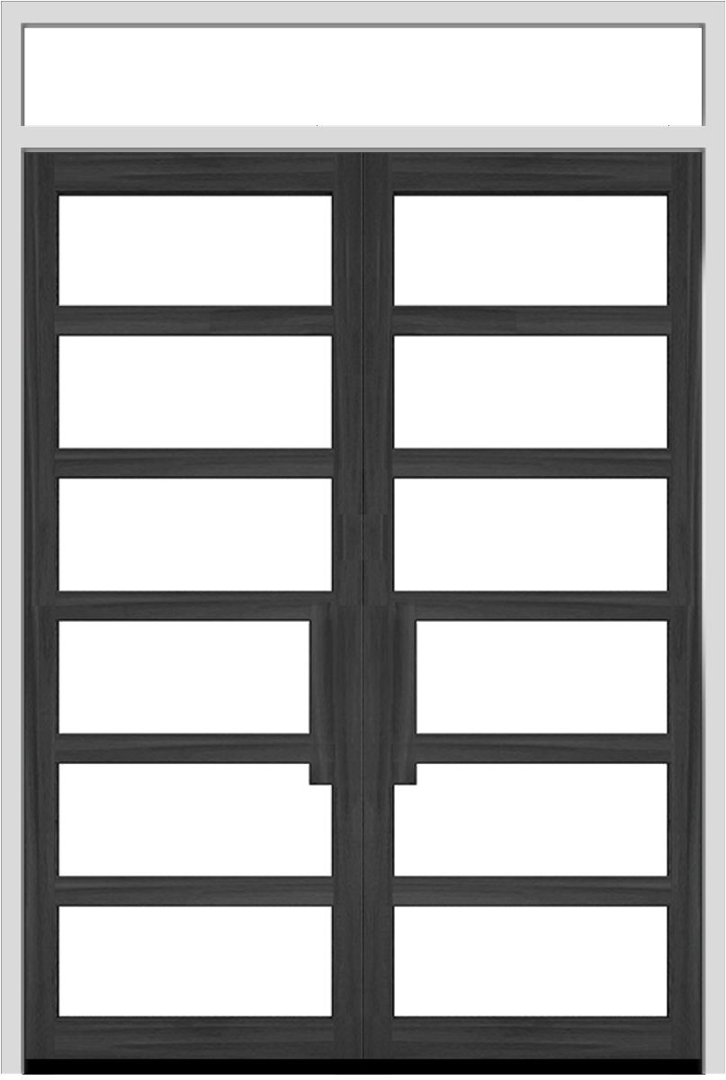 74 3/4" x 112 1/2" 6LT WIDE B Slimline HORIZONTAL WIDE Accoya Double ...