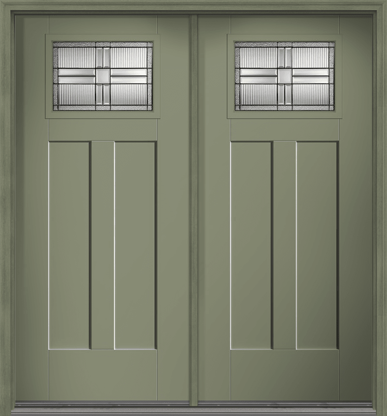 Discover the Craftsman Exterior door - by Therma Tru | Stylish Double ...