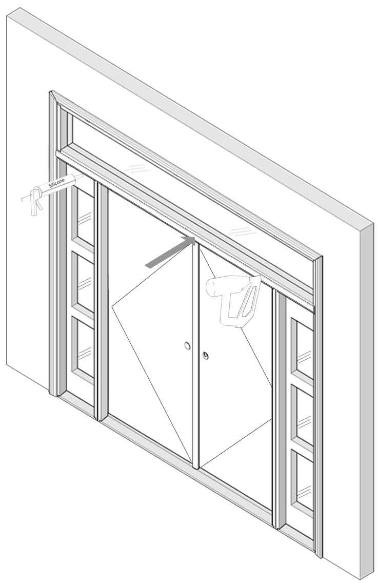Double with Sidelites and Transom Instructions