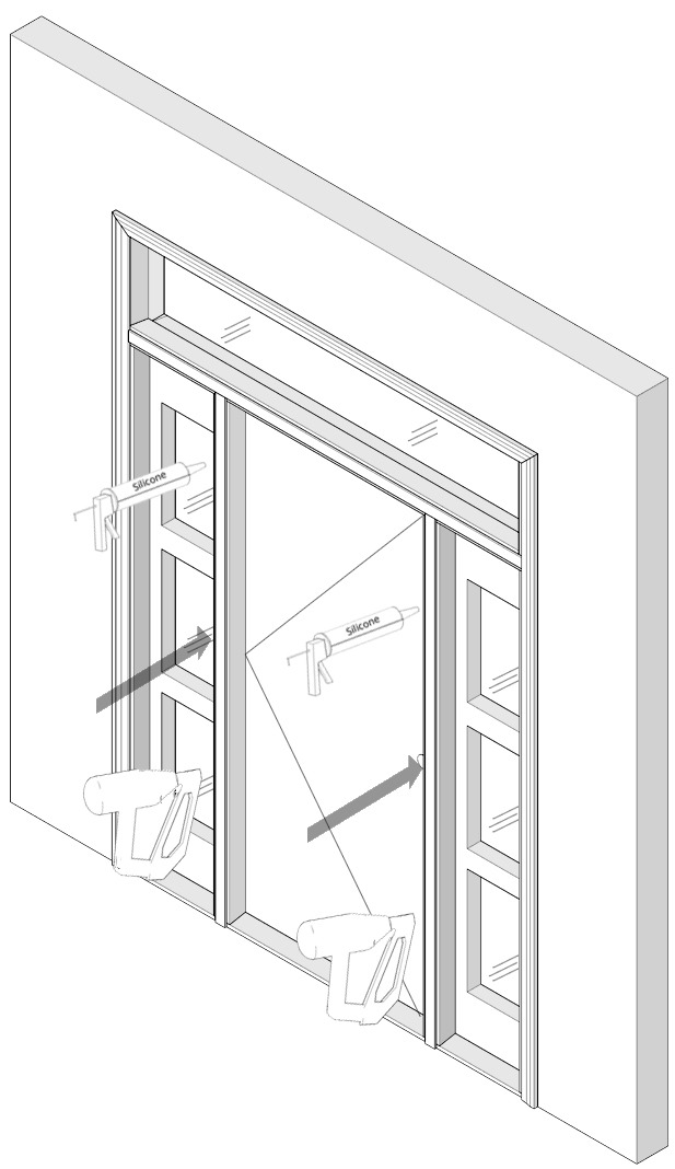 Single with Sidelites and Transom Instructions