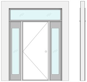 Single with Sidelites and Transom Instructions